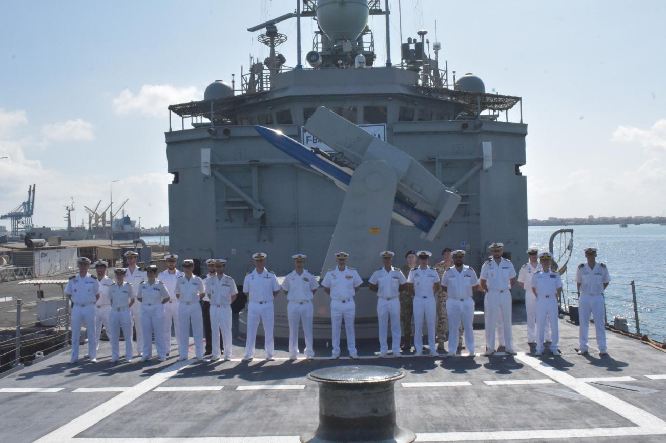 FHQ Change of Command ceremony in Djibouti Port | EUNAVFOR
